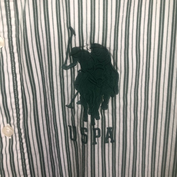 U.S. Polo Assn. | Shirts | Us Polo Assn Uspa Long Sleeve Button Logo ...